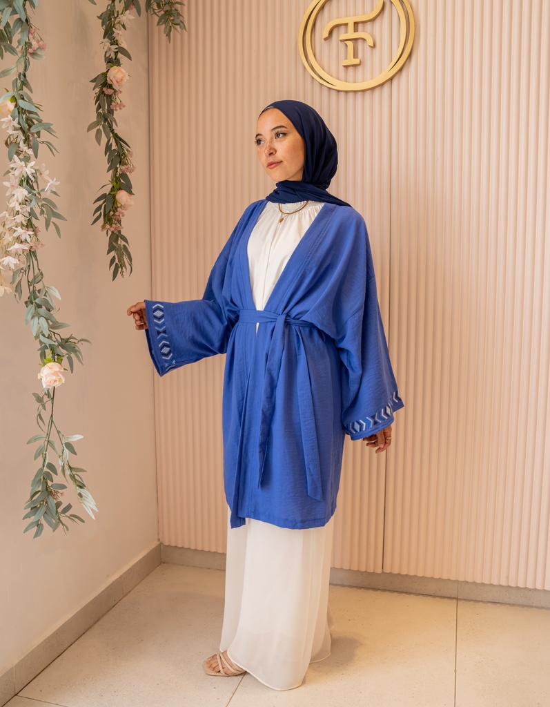 Navy Chiffon Veil | Fabric Tales